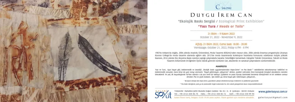 DUYGU İREM CAN Yazı Tura - Galeri Soyut | Ankara Çağdaş Sanat Galerisi ...